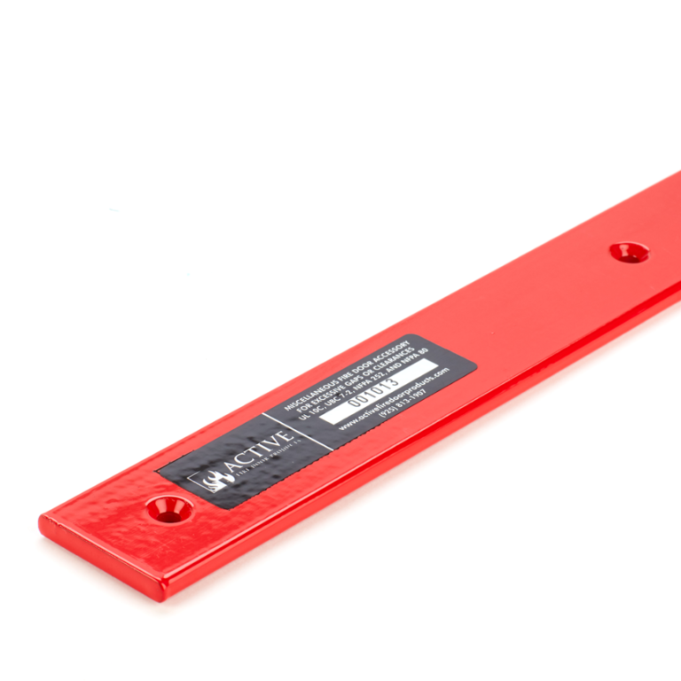 Snap-in or Screw-in Frame Plugs for Installation on Metal Door Frames